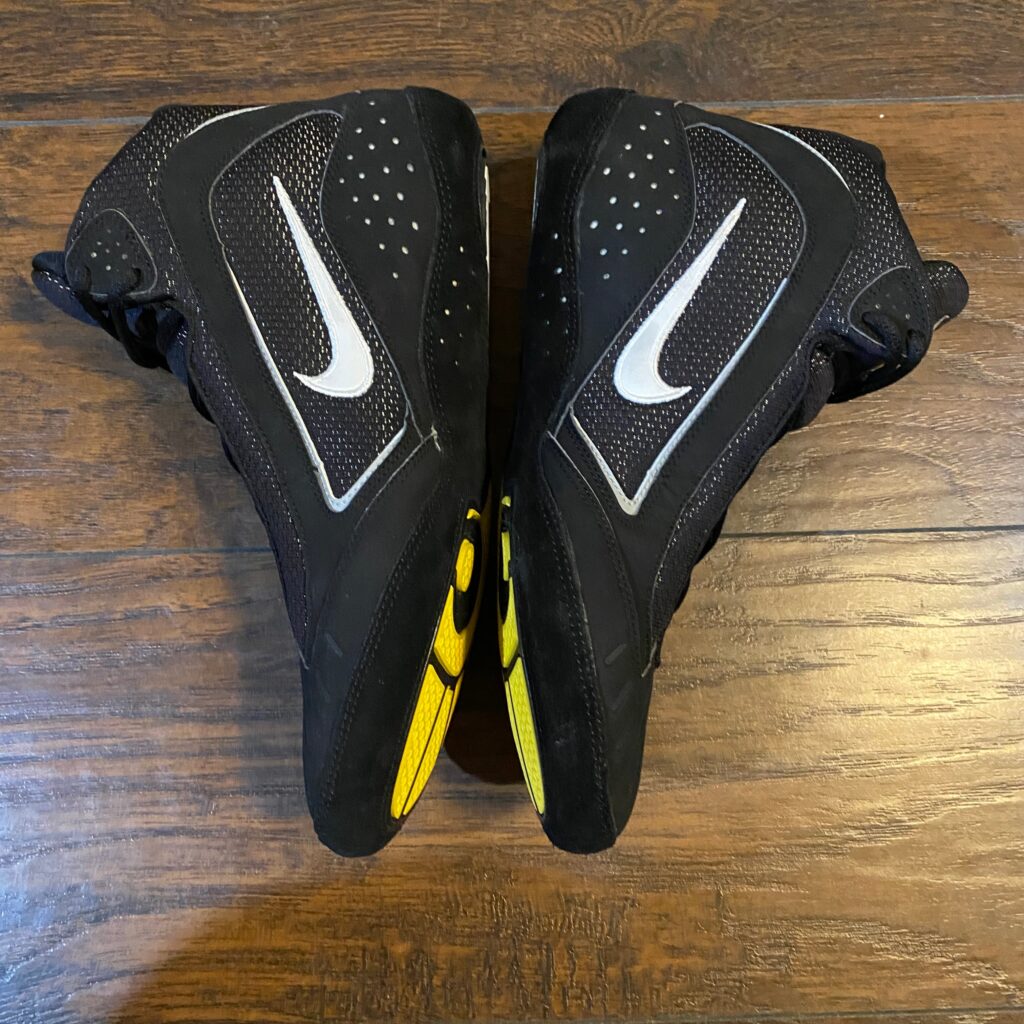 Nike Takedown 2 Wrestling Shoes | Black and White Colorway