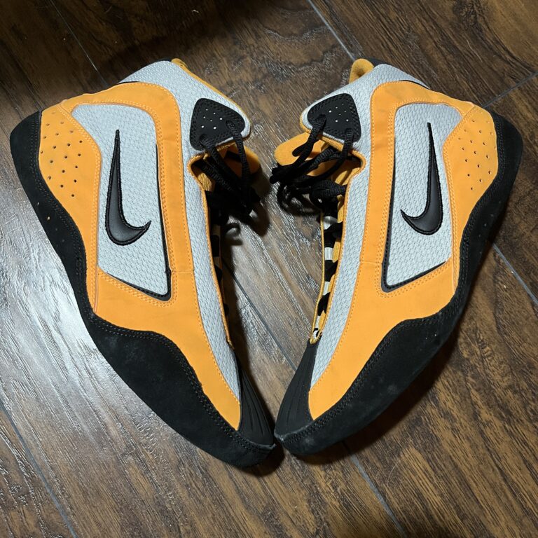 Nike Orange and Black Takedown 2 Wrestling Shoes | Rare Wrestling Shoes