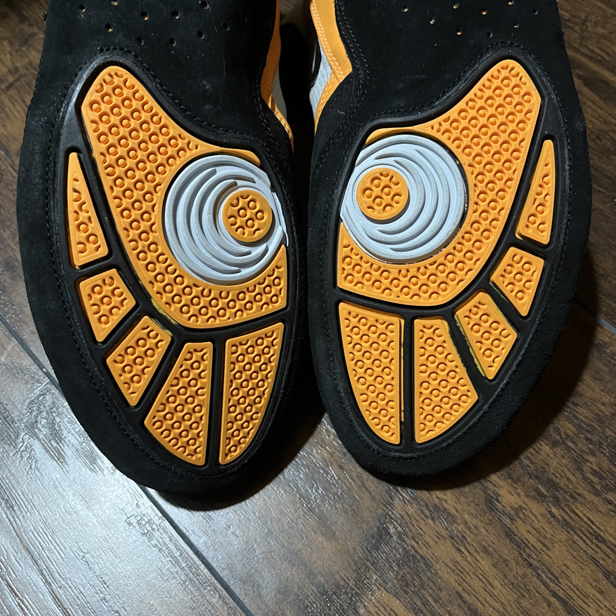 Nike Orange and Black Takedown 2 Wrestling Shoes | Rare Wrestling Shoes
