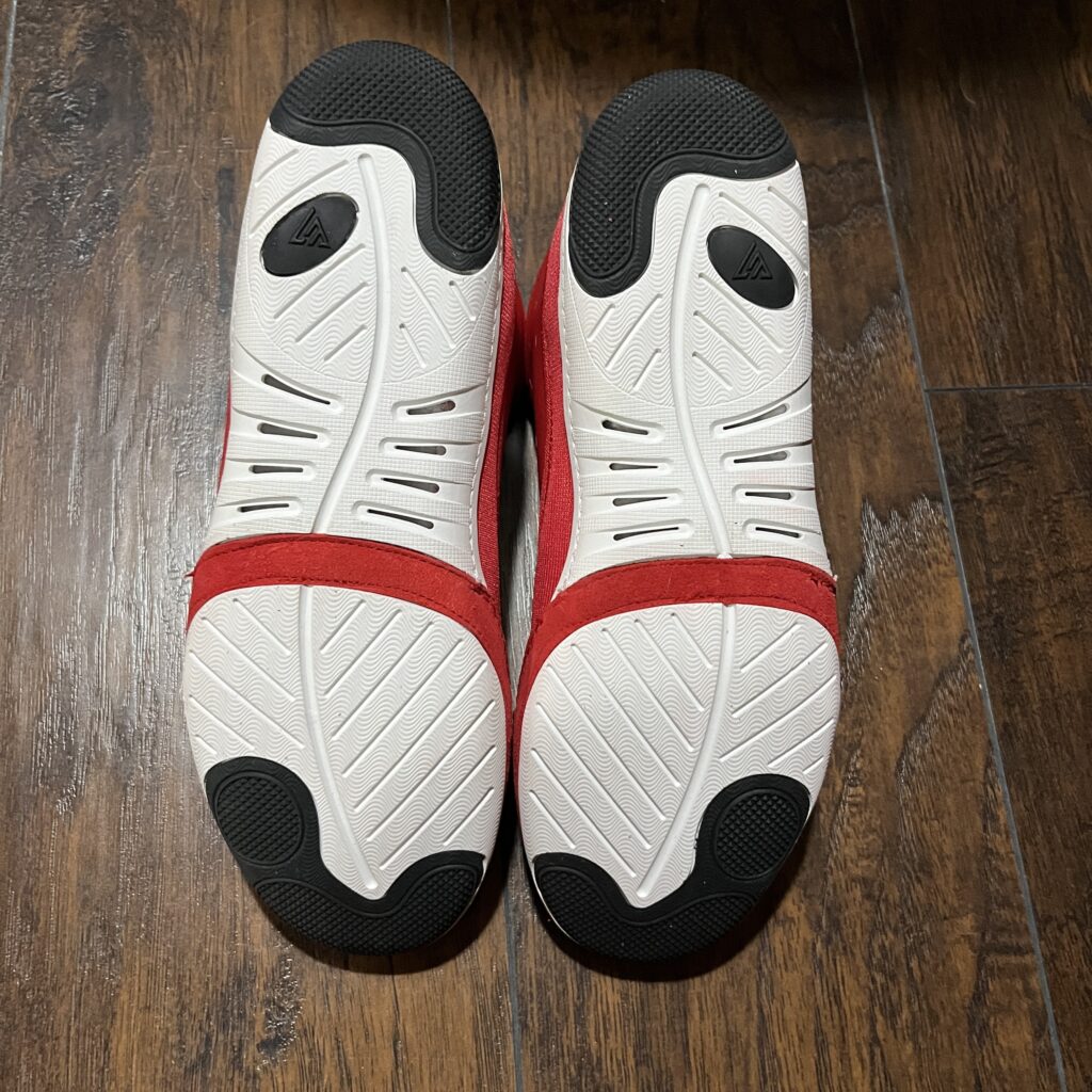 Wrestle Tech Red "Speedz" Wrestling Shoes | Rare Wrestling Shoes